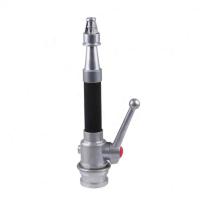 China Aluminum Alloy Fire Hydrant Nozzles 2.5 Inch NPT Thread with 90L/min Flow Rate for Industrial Firefighting for sale