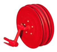 China 19mm Carbon Steel Fire Hose Reel 15m Hose 15mm Nozzle 50L/min Flow for sale