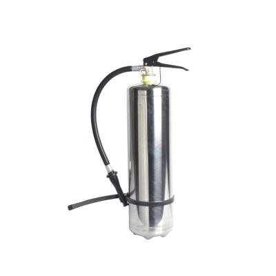 China 6L Polished Stainless Steel Non-Magnetic Fire Extinguisher with 34A-183B&C Rating and 5-Year Warranty for sale