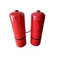 China ABC 130*410mm Dry Powder Empty Fire Container Red Cylinder For Fire Fighting for sale