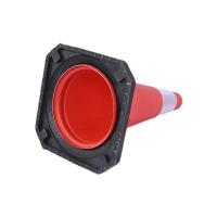 China EVA Traffic Safety Cone 50cm 70cm 90cm with Reflective Strips - CE & ISO Certified Road Safety Equipment for sale