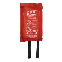 China 1.2x1.2 Meter Fiber Glass Fire Blanket with High Flow Rate and 1-Year Warranty for Industrial Fire Protection for sale