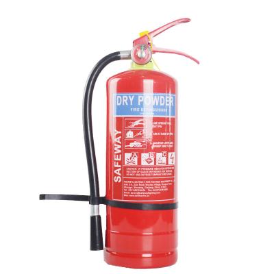 China safewayfire 4kg Dry Powder Fire Extinguisher ST12 BSI EN3 4m Discharge Range for sale