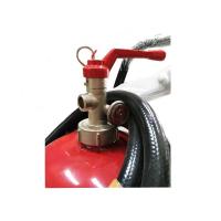 China 25KG Wheeled ABC Dry Powder Trolley Fire Extinguisher, Heavy‑Duty Mobile Fire Suppression Unit with Hose & Trolley Frame for sale