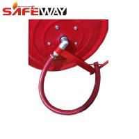 China LPCB Certified Water Mist Fire Hose Reel 25-30M Capacity with Electrostatic Powder Coating for Industrial Fire Protection for sale