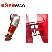 China Synthetic Rubber Manual Fire Hose Reel 525mm with 25-30M Capacity for Class A Fire Protection for sale