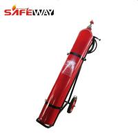 China Wheeled CO2 Fire Extinguisher 10kg to 50kg Capacity with ISO CE EN3 Certification for Industrial Safety for sale