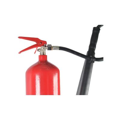 China 2kg CO2 Fire Extinguisher Spray Horn BSI EN3 Portable Carbon Dioxide 167bar for sale