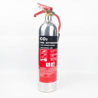 China 2KG CO2 Aluminum Cylinder Fire Extinguisher - 115mm Diameter, 430mm Height, 174 Bar Working Pressure for sale