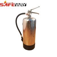 China CE Approved 6L Stainless Steel SS304 Foam Water Fire Extinguisher - 14 Bar Working Pressure, 27 Bar Test Pressure for sale