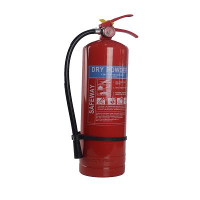 China 6kg BSI EN3 Approved Dry Powder Fire Extinguisher 160mm Diameter 444mm Height for sale