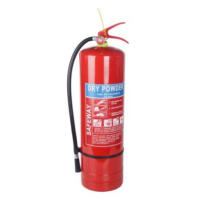 China EN3 12kg Portable Dry Powder Fire Extinguisher - 14 Bar Working Pressure, 190mm Diameter for sale