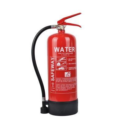 China 6L EN3 Water Fire Extinguisher - 18kg Gross Weight, 14 Bar Pressure, St12 Steel Construction for sale