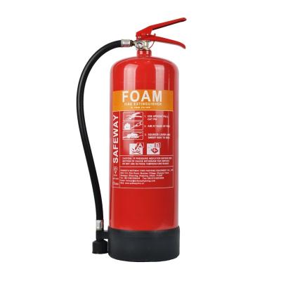 China 6L Foam Water Mist Fire Extinguisher Cartridge 27 Bar Pressure -30°C to +60°C Temperature Range for sale