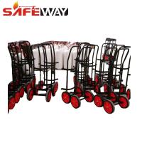 China 25L St12 Steel Foam Fire Extinguisher Chemical Trolley with 14 Bar Working Pressure and White Coated Finish for sale