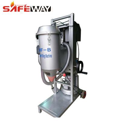 China GMF-B Dry Powder Fire Extinguisher Filling Machine 1.1kW 220V with 7kg/min Capacity for 20-80mm Caliber for sale