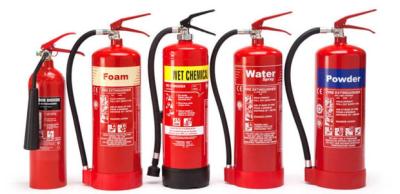 China SAFEWAY ABC Dry Powder Fire Extinguisher 3kg Capacity with 130mm Diameter and 353mm Height for sale