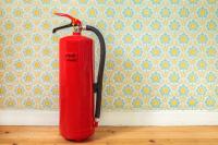 China Convex Ring 1kg Dry Powder Fire Extinguisher 250mm Height 14 Bar Pressure Portable Safety Equipment for sale