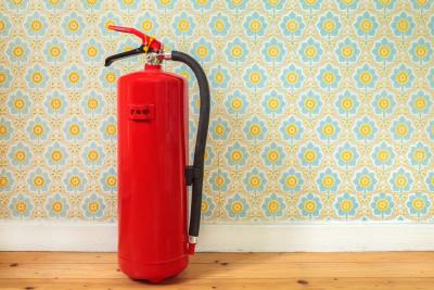 China Convex Ring 1kg Dry Powder Fire Extinguisher 250mm Height 14 Bar Pressure Portable Safety Equipment for sale