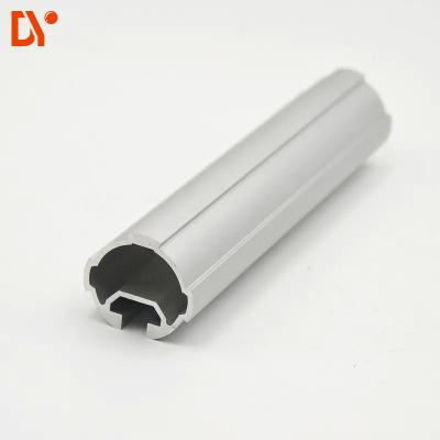 China DY28-02A Aluminum Lean Pipe T-Slot Frame Tube For Pipe Rack System for sale