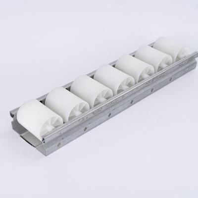 China DY-6033 Sheet Metal Frame Pallet Roller Track For Pipe Rack System for sale
