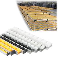China DY-6033 Sheet Metal Frame Pallet Roller Track For Pipe Rack System for sale
