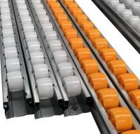 China Industrial Roller Track Flow Rail ABS Plastic WheelsFor Warehouse Shelf Rack System for sale