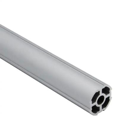China DY28-03A Industrial Aluminium Silver Alloy Pipe OD 28mm Workbench Rack Lean Tube for sale