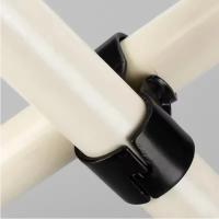 China HJ-6 Lean Tube Metal Fittings Black SPCC For Lean Pipe System for sale