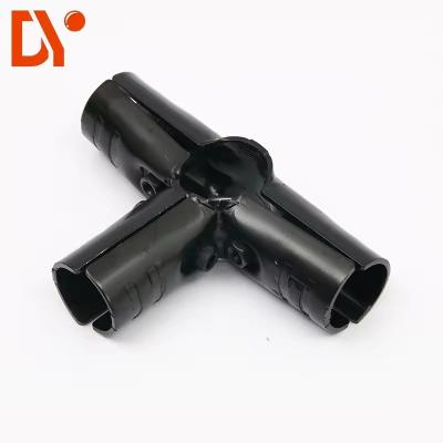 China 28mm T Shaped Double Port Lean Tube Connector for sale