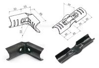 China 28mm T Shaped Double Port Lean Tube Connector for sale