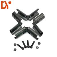 China HJ-5  Black Electrophoresis 28mm Lean Pipe Connector for sale
