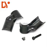China High Quality Black Metal Joint And Pipe Connector For OD 28mm Lean / Coated Pipe for sale