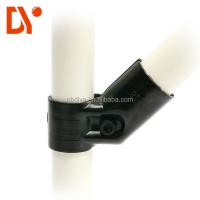 China High Quality Black Metal Joint And Pipe Connector For OD 28mm Lean / Coated Pipe for sale