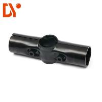 China Lean Tube Fitting Connector For Cruciform Structure Of 28mm Pipe Rack System for sale