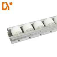China Assemble Line Galvanized Skate Wheel Fluent strip Rails Anti - Corrosion for sale