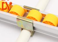 China Assemble Line Roller Track Hardware Colorful Metal Roller Track Connector for sale