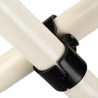 China Hot Sale HJ-6 Connector For 28mm Iron Metal Lean Pipe Connector For Rack System for sale