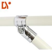 China Simple Design Lean Tube Connector Glossy Surface For Storage Shelves for sale
