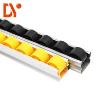 China Sheet Metal Sliding Roller Track Aluminum Material For Pipe Rack System for sale
