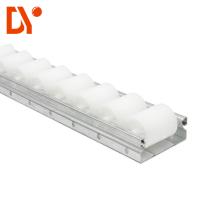 China White Color Plastic Roller Track Cold Pressing / Rolling Rust Proof Custom Length for sale