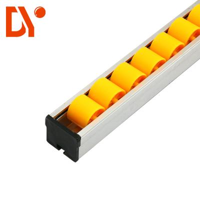 China Galvanized Heavy Duty Roller Track , Small Roller Track  For Gravity Flow Rack for sale