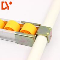 China Sliding Plastic Roller Track Steel Plate Extrusion For Pipe Rack System for sale