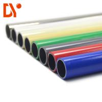 China Round Lean Anti Static Pipe , Plastic Coated Pipe With Beautiful Apparence for sale