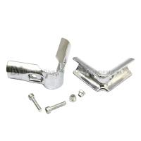 China Stainless Steel Chrome Plated 90 Degree Metal Fitting Pipe Connector for sale