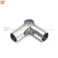 China Stainless Steel Chrome Plated 90 Degree Metal Fitting Pipe Connector for sale