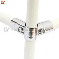 China Stainless Steel Chrome Plated 90 Degree Metal Fitting Pipe Connector for sale