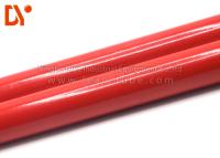 China Rust Proof Plastic Coated Steel Tube Round Shape Flexible Structure For Office Table for sale