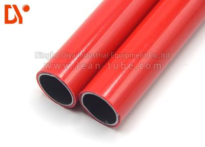 China Red Color Plastic Coated Pipe Anti Corrossion 28mm Diameter Long Service Life for sale