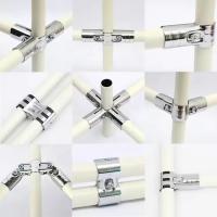China Metal Pipe Connectors Structural Pipe Connector For Lean Tube for sale